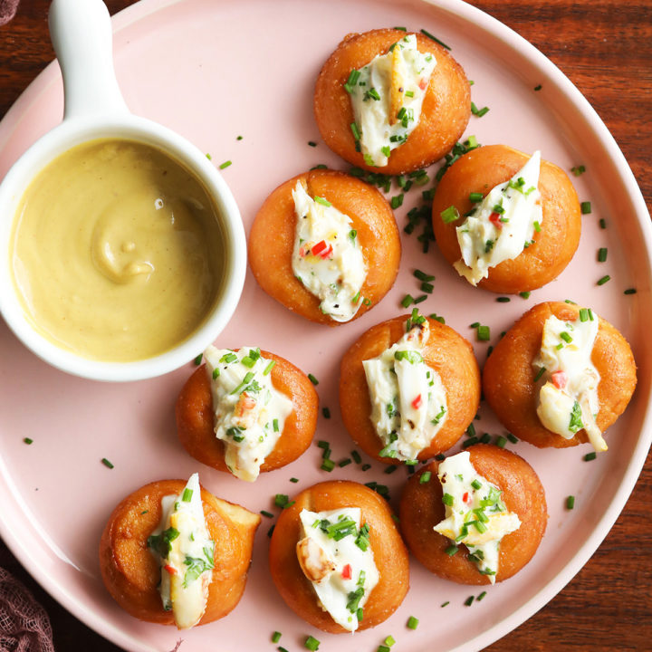 Mini Spicy Crab Doughnut — Easy Weeknight: Dinner Ideas and Recipes