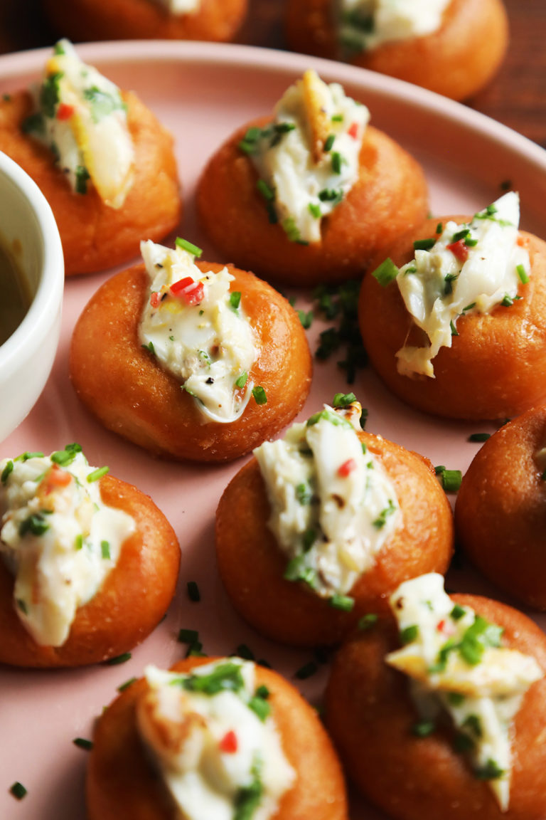 Mini Spicy Crab Doughnut — Easy Weeknight: Dinner Ideas and Recipes